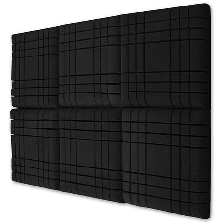 6 Pcs Grid Acoustic Foam Panel Pads, For Acoustic Treatment & Decor ...