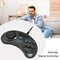 Susuchens Wired Gamepad Plug And Play 6 Key Layout Disc Direction Button Acceleration Ergonomic