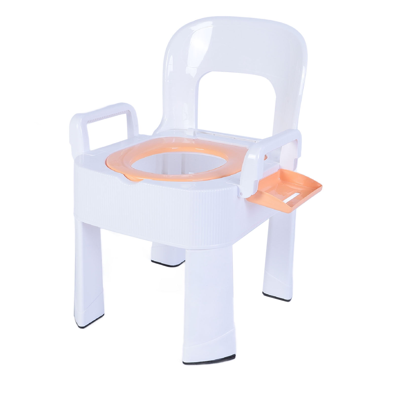 Wide Armrests Squat Toilet Commode Chair Non Slip Backrest Extra Wide ...