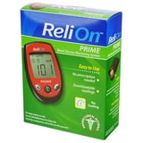 ReliOn PRIME Blood Glucose Monitoring System, Red HSA/FSA Eligible ...
