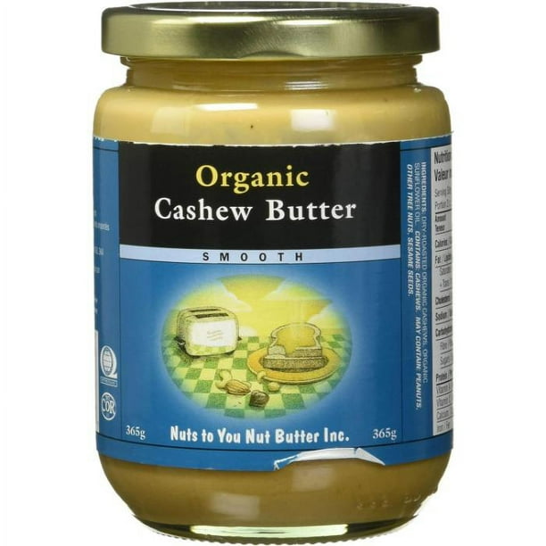Nuts To You - Nut Butter Organic Smooth Butter Cashew Butter | Multiple ...