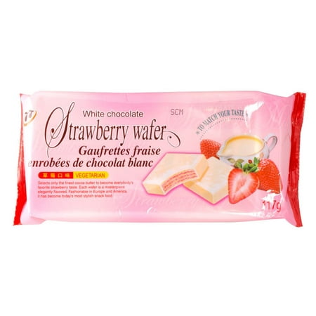 Hunya White Chocolate Strawberry Wafer, 117 g - Walmart.ca