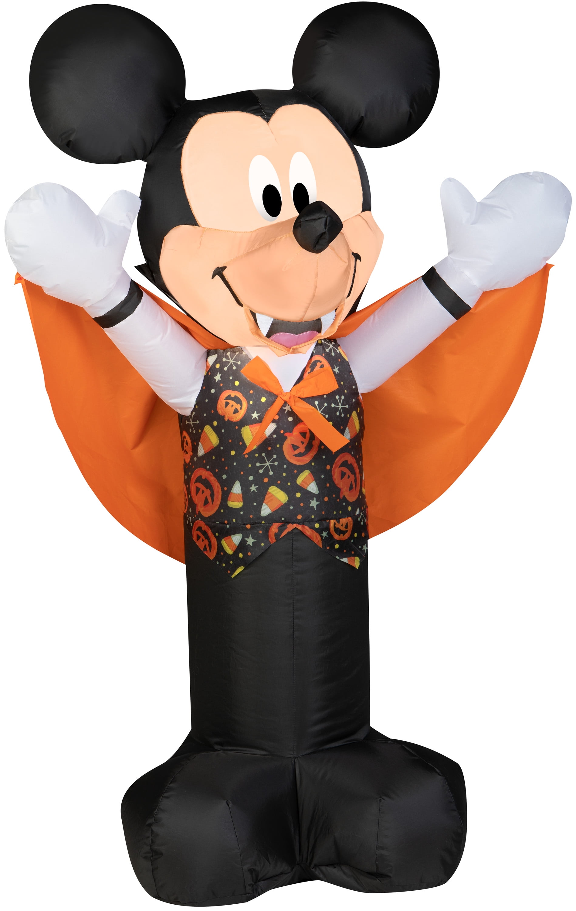 Gemmy Airblown Inflatable Mickey Mouse as Vampire, 3.5 ft Tall, black ...