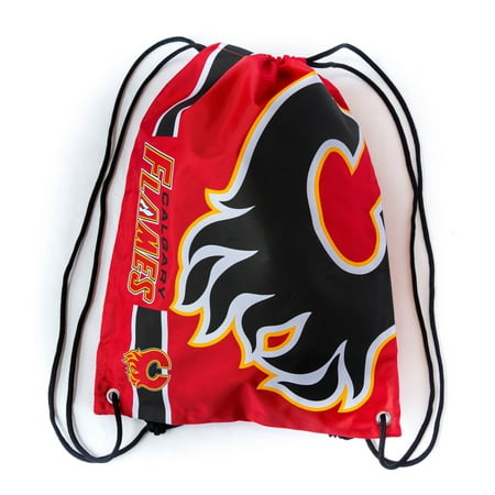 Calgary Flames Drawstring Big Logo Bag - Forever Collectibles | Walmart ...