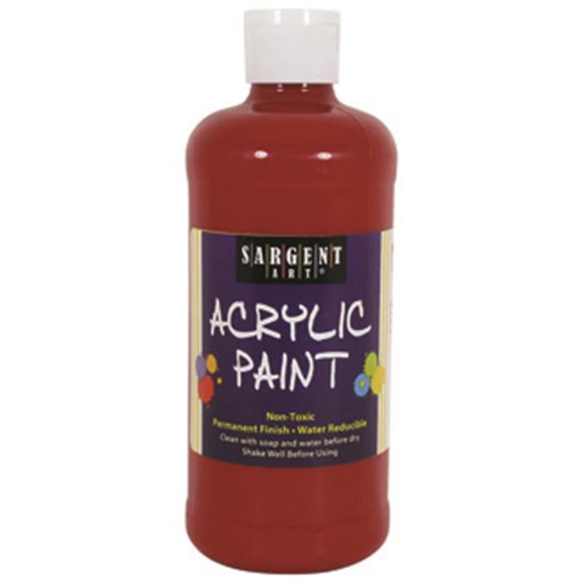 16OZ ACRYLIC PAINT - RED - Walmart.com - Walmart.com