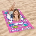 Hello Kitty Vacay Kitty Microfiber Beach Towel – 30 x 60 Inches, Soft ...