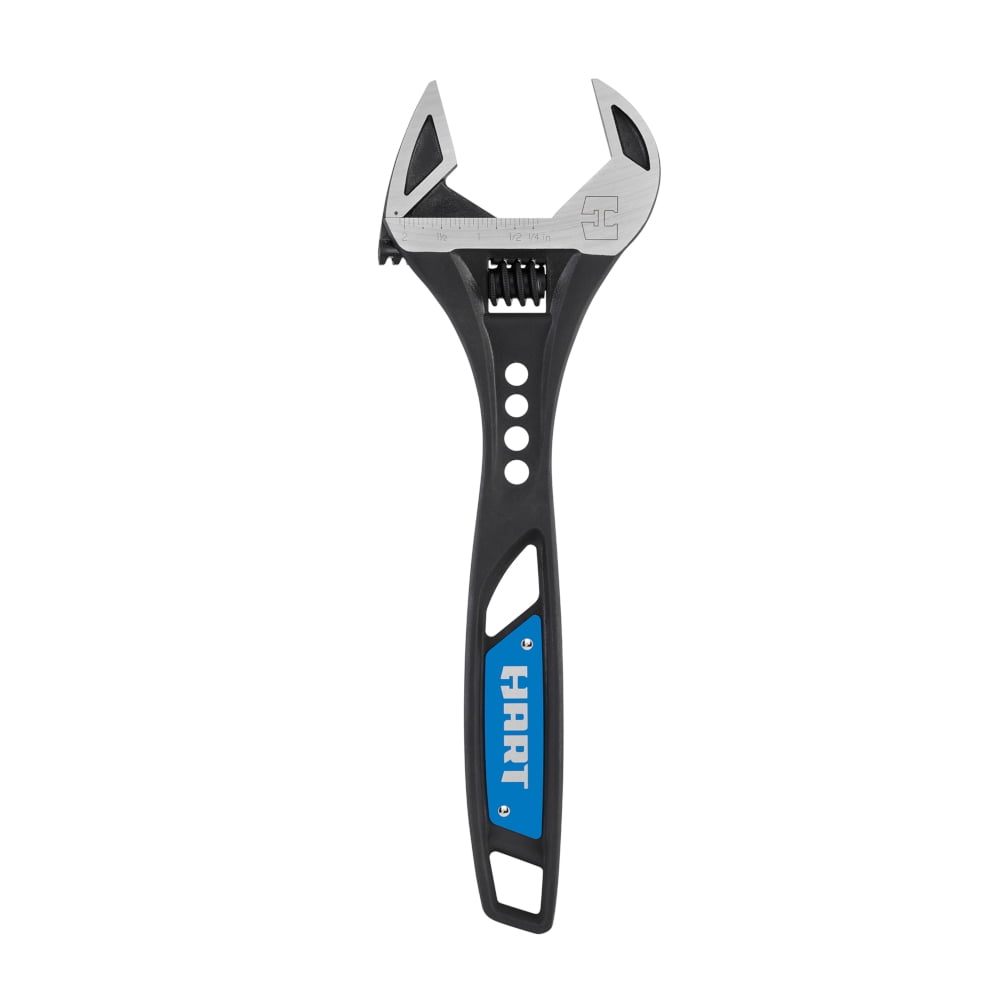 HART 12-inch Pro Adjustable Wrench with Laser-Etching - Walmart.com