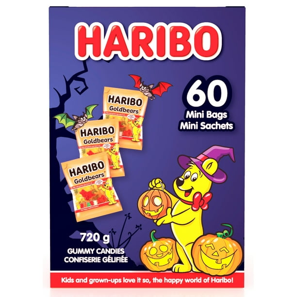 Haribo Goldbears Gummy Candy, 60-Piece Box, No Artificial Colours, 720g ...