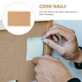 Thumbtack Board Cork Notice Wood Iron Double-sided Corkboard Office ... Thumbtack Board Cork Notice Wood Iron Double-sided Corkboard Office ...