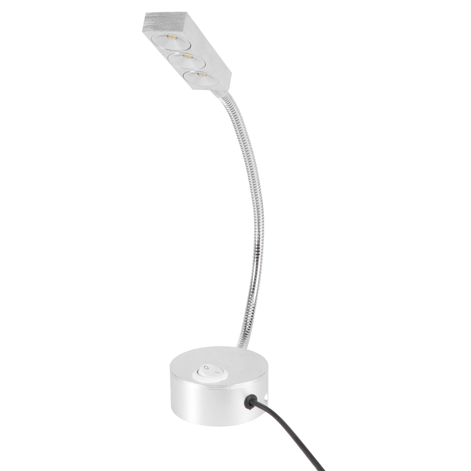 NUOLUX LED Bedside Light Wall Mounted Flexible Hose Reading Light Lamp ...