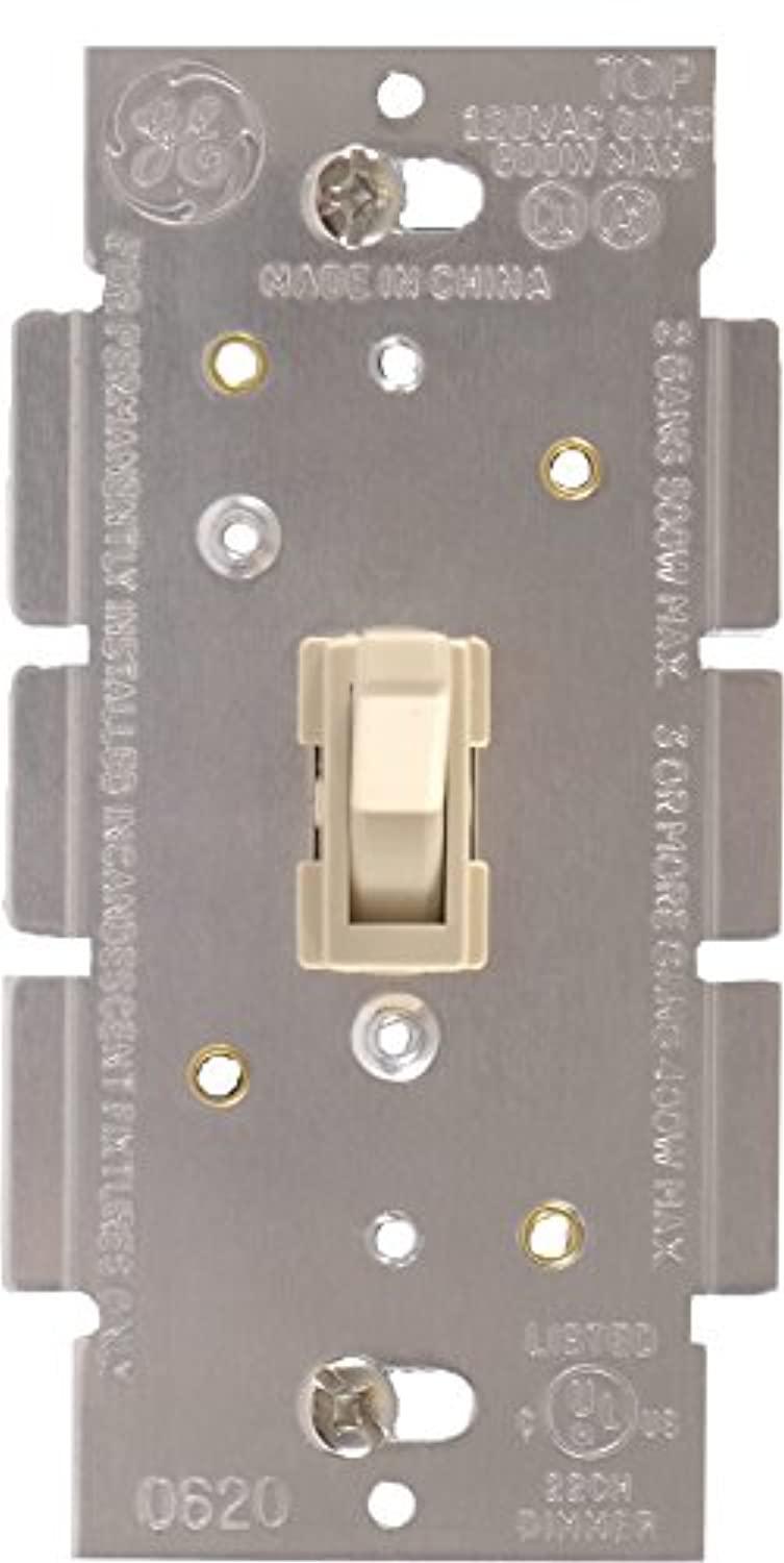 ge light switch dimmer, single pole toggle dimmer, on/off dimmable wall ...