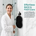Shower Foot & Back Scrubber Mat for Shower, Non-Slip Foot Massager Spa ...