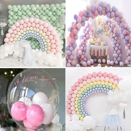 Balloons Pastel, 100 Pieces Latex Colored Balloons, Colorful Balloons ...