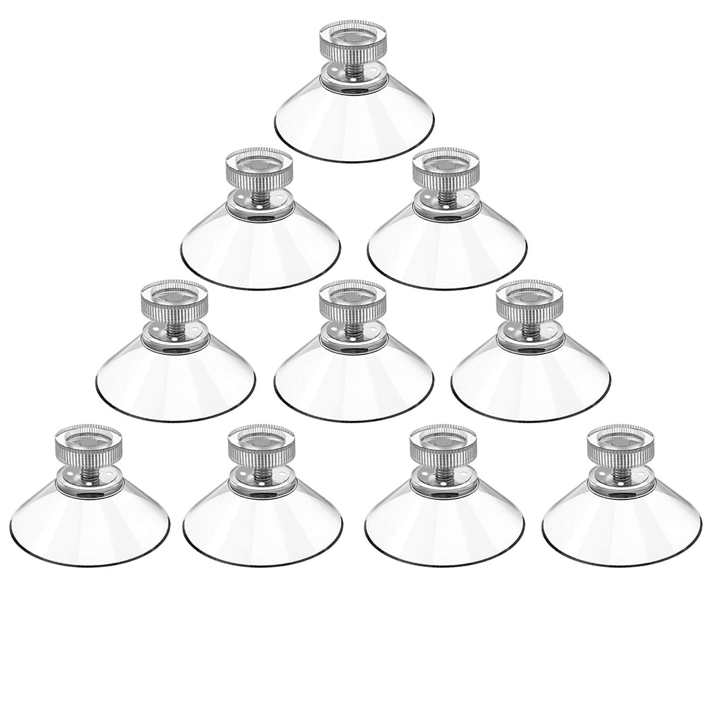 4/10Pcs Full Transparent Strong Screw Nut Suction Cup 40mm Clear ...