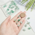 2 Strands Natural Green Aventurine Beads Strands Faceted Oval 12x8x5 ...