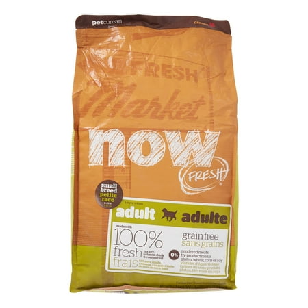 Petcurean Now Fresh Grain-Free Small Breed Adult Recipe Dry Dog Food ...