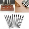 Spencer White Steel 1/2/4/6 Prong Leather Hole Punch Tool Craft Pricking Iron Diamond Lacing ...