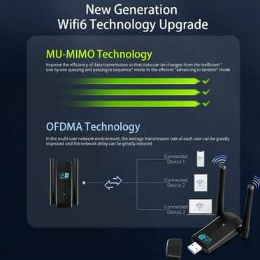 NETGEAR AC600 Dual Band WiFi USB Adapter, up to 433Mbps (A6100-10000s ...