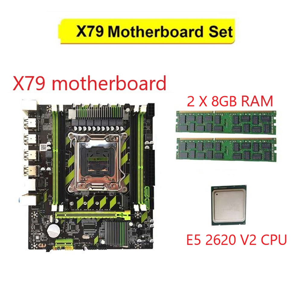 X79 Motherboard X79G LGA 2011 SATA3 Support REG ECC Memory And Xeon E5 ...