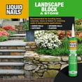 Liquid Nails Landscape Block, Stone and Timber 10 oz. White Exterior ...