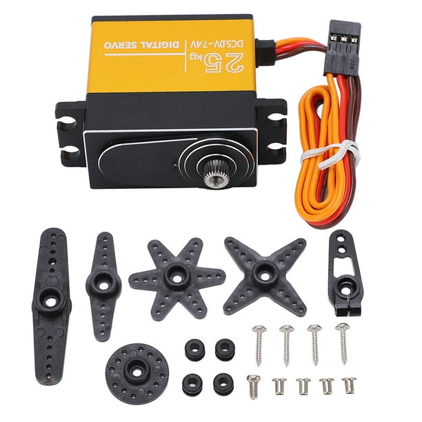Servo,25KG RC Servo Aluminium Waterproof Servo Full Metal Gear Servo ...