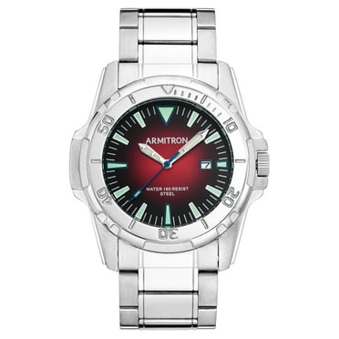 Free Shipping! Armitron Men's Watch With Red And Black Round Dial ...