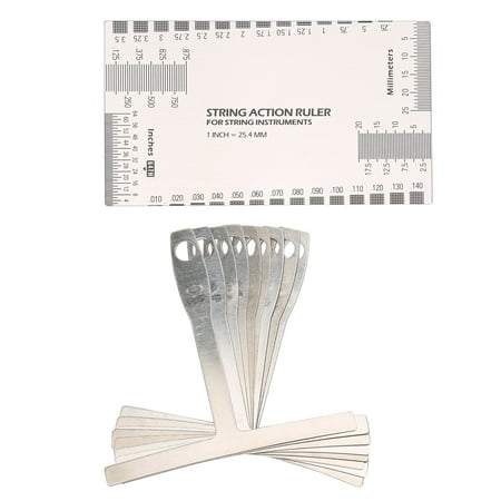 Fosa Guitar Bass Measuring Ruler Set String Radian Gauge String Pitch ...