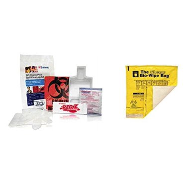 Free Shipping! Biohazard Spill Kit, Pail Container - Walmart.com ...