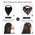 6 Pack Hair Scarf Headbands E Dack Colors Elastic Boho Triangle ...
