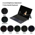 Surface Pro 7 Wireless Bluetooth Keyboard with Touchpad, 7 Color ...