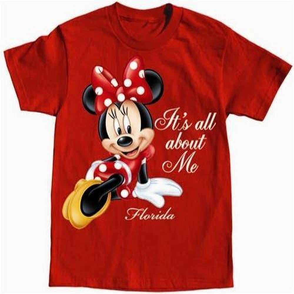 Disney Youth Minnie Mouse "Its all about me" Tee - Walmart.com