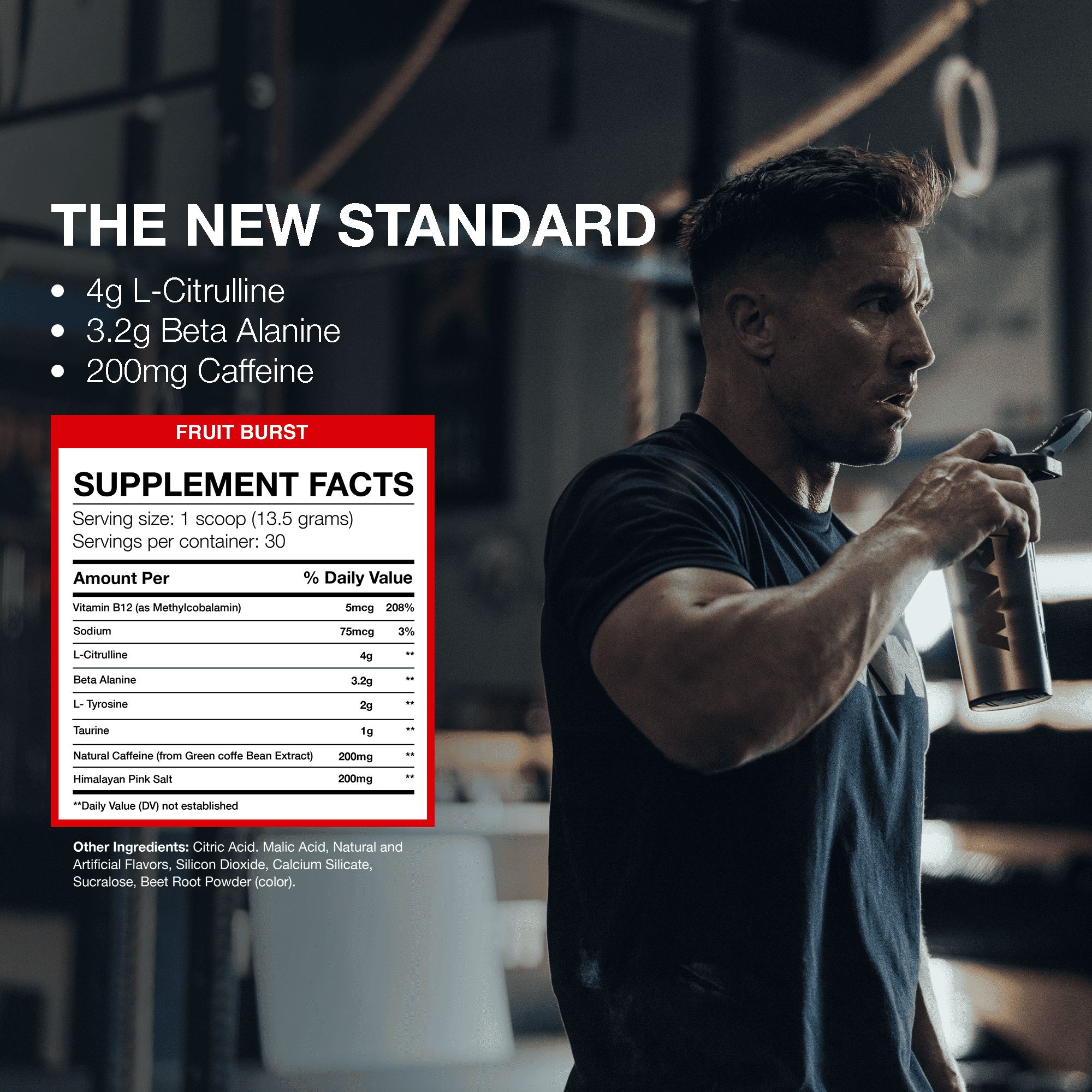 Raw Nutrition Essential Pre-Workout - Fruit Burst Flavor