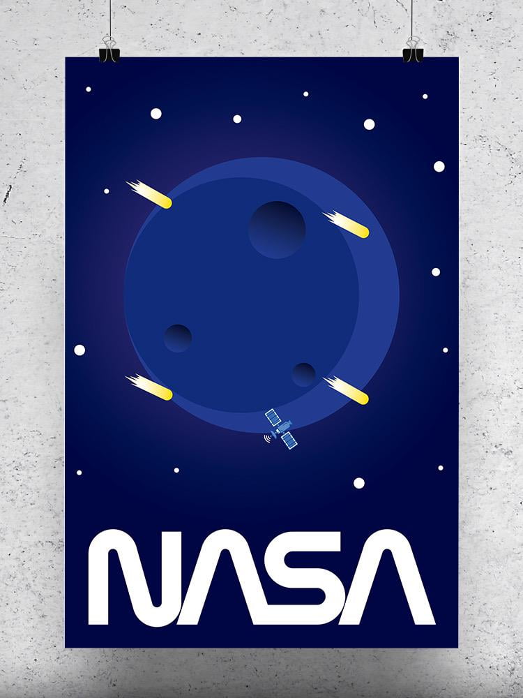 NASA Moon And Stars Poster - NASA Designs, - Walmart.com