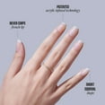 KISS CORE French Tip Press On Nails, ‘My Darling’, White, Short Squoval ...