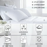 Free Shipping! Hotel Style 600 Thread Count Luxury Cotton King Sheet ...