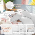 Farm Animal Queen Duvet Cover Set, Cow Pig Sheep Chicken 4 Piece ...