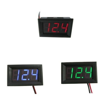 5PCS DC 0V-30.0V DC 3.2-30V LED voltmeter ;0.56 inch LED 0.56 Inch ...