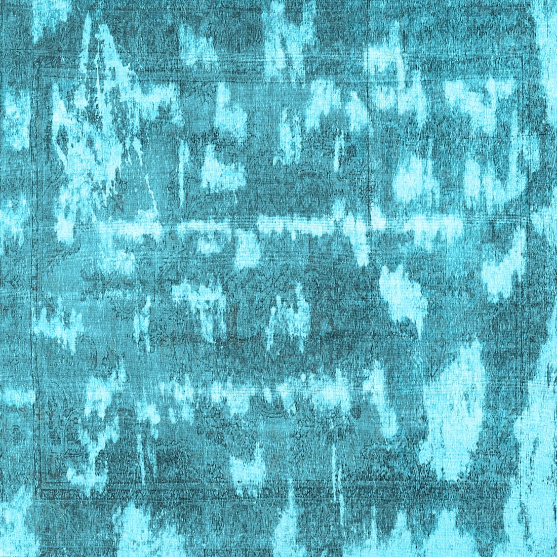 Ahgly Company Indoor Square Abstract Light Blue Contemporary Area Rugs ...
