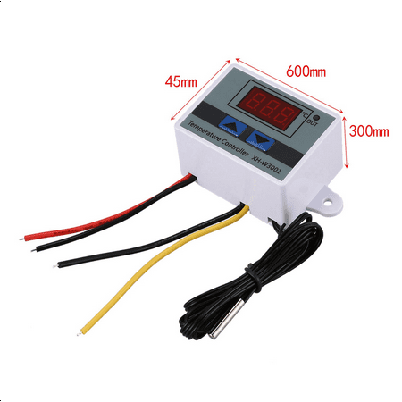 12Pcs 220V 10A Digital LED Temperature Controller Thermostat Control ...