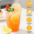 16 oz Clear Plastic Cups, 200 Count Disposable PP Cups for Party ...