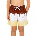 Boys Ice Cream Shorts Mesh Baseball Shorts Active Sports Casual Track ...