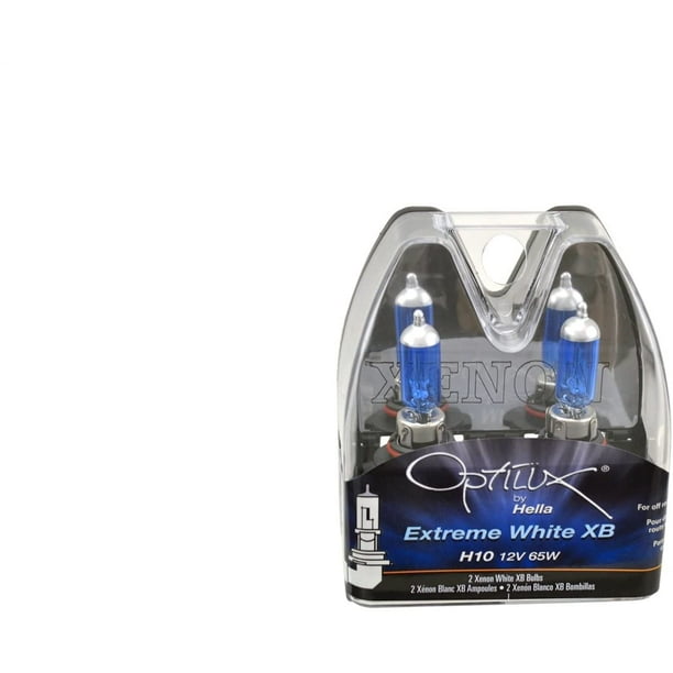Optilux H71071012 XB Series H10 12V/65W Xenon White Halogen Bulb Set ...