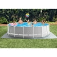 "INTEX Prism Frame Above Ground Pool Set, 15'x48"" with Metal Ladder ...