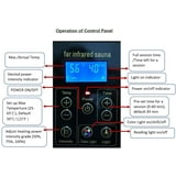 2-Person Far Infrared Sauna Room using Canadian Hemlock with LCD ...