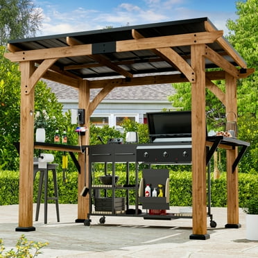 Blackstone 10'x10' Outdoor Bar, Griddle/Grill Pavilion Gazebo with ...