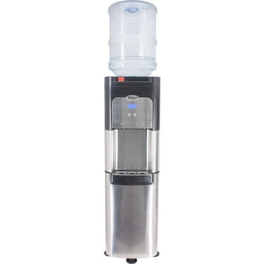 Whirlpool Stainless Steel Bottom-Load Water Dispenser with Self Clean ...