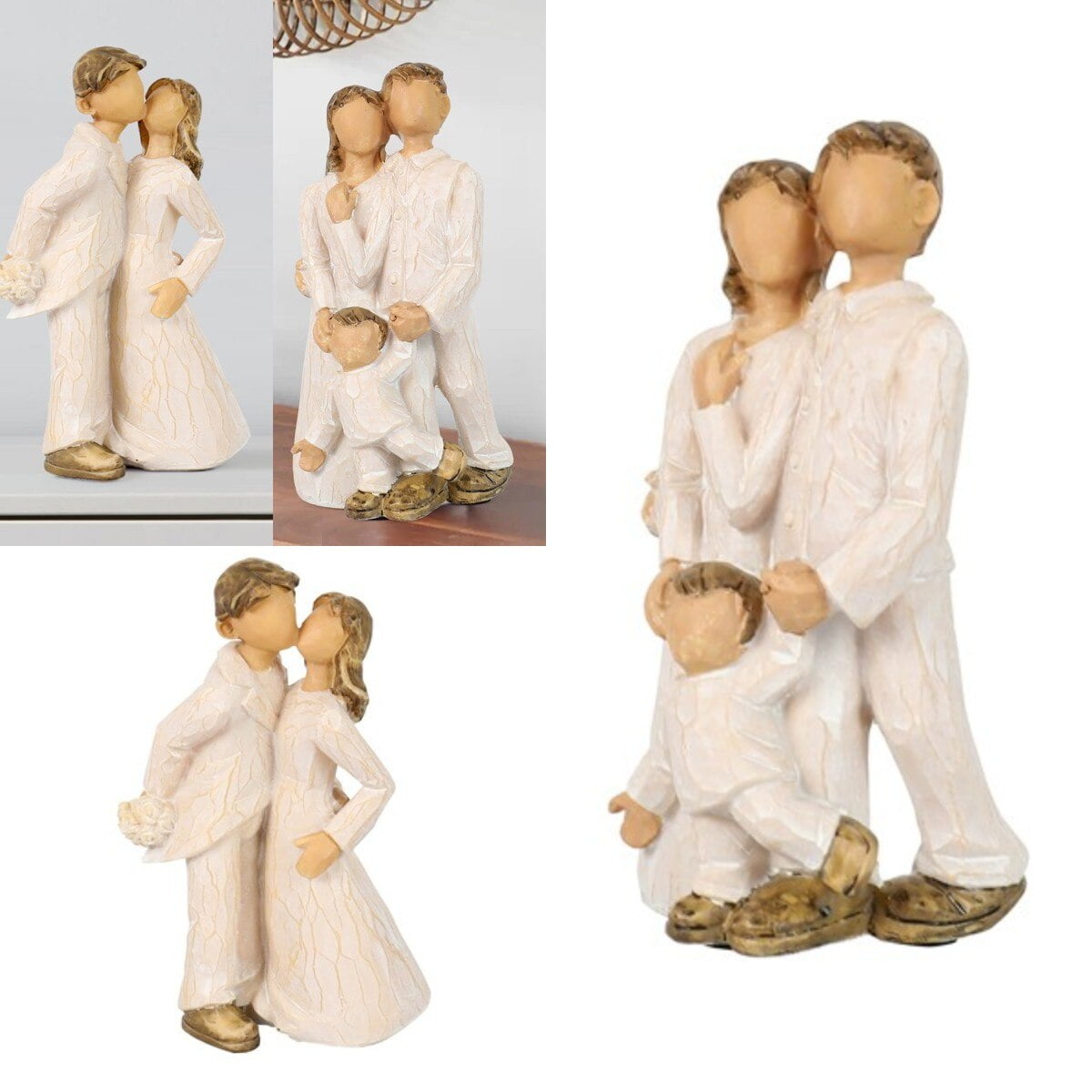 Clearance Family Gifts,Decorative Sculpture,Statues For Indoor,Kissing ...