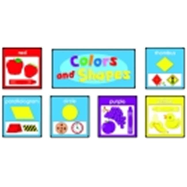 Carson Dellosa Quick Stick Colors And Shapes Bulletin Board - Walmart.com