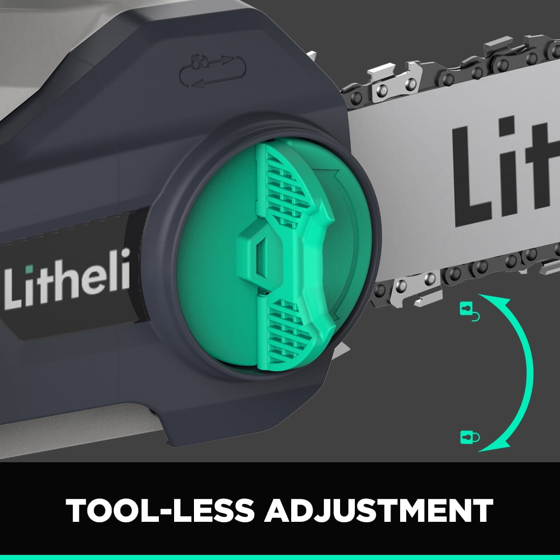 Buy Litheli 40V 12 Cordless Chainsaw, Battery Chainsaw with 2.0Ah ...