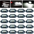 20Pack License Plate Light, DC12V-24V 6 LED Step Courtesy Light ...